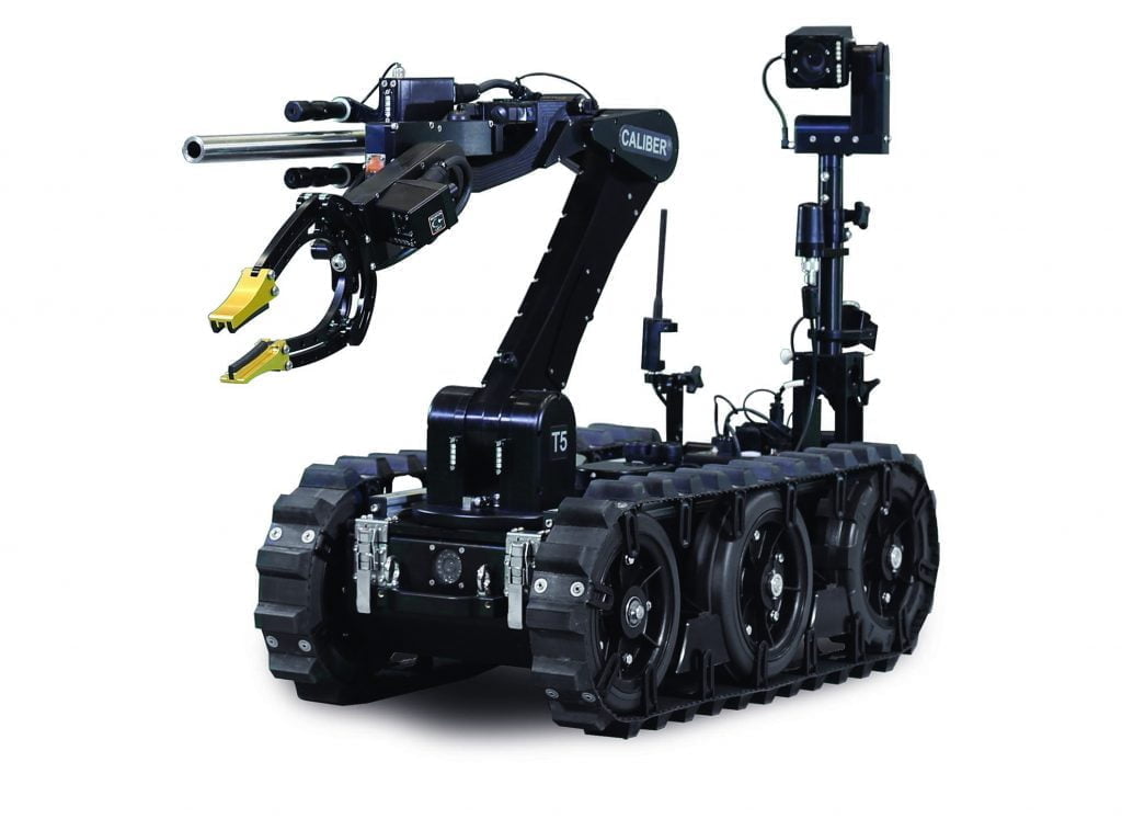 CALIBER® T5 swat EOD robot left look - ICOR Technology - Tactical ...