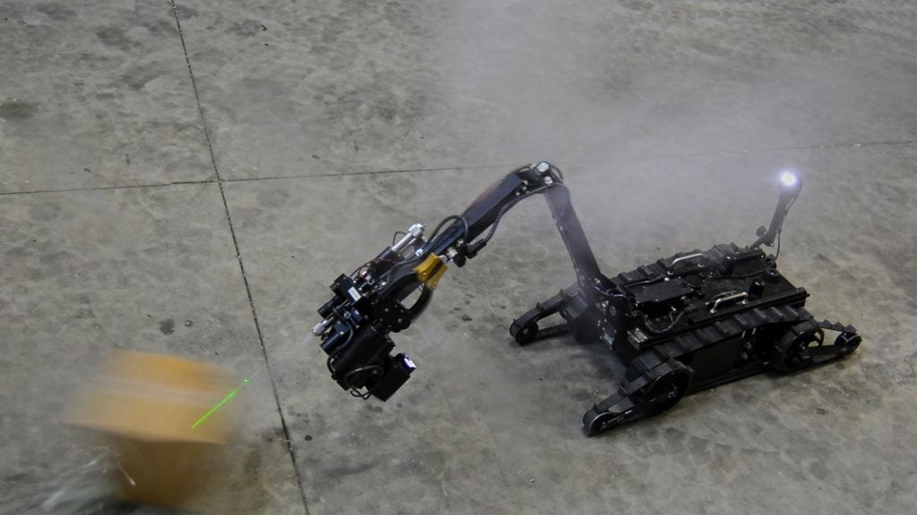 Mini-CALIBER® swat robot disrupting package - ICOR Technology ...