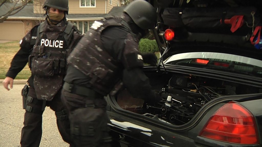 Mini-CALIBER® swat robot fit in trunk - ICOR Technology - Tactical ...